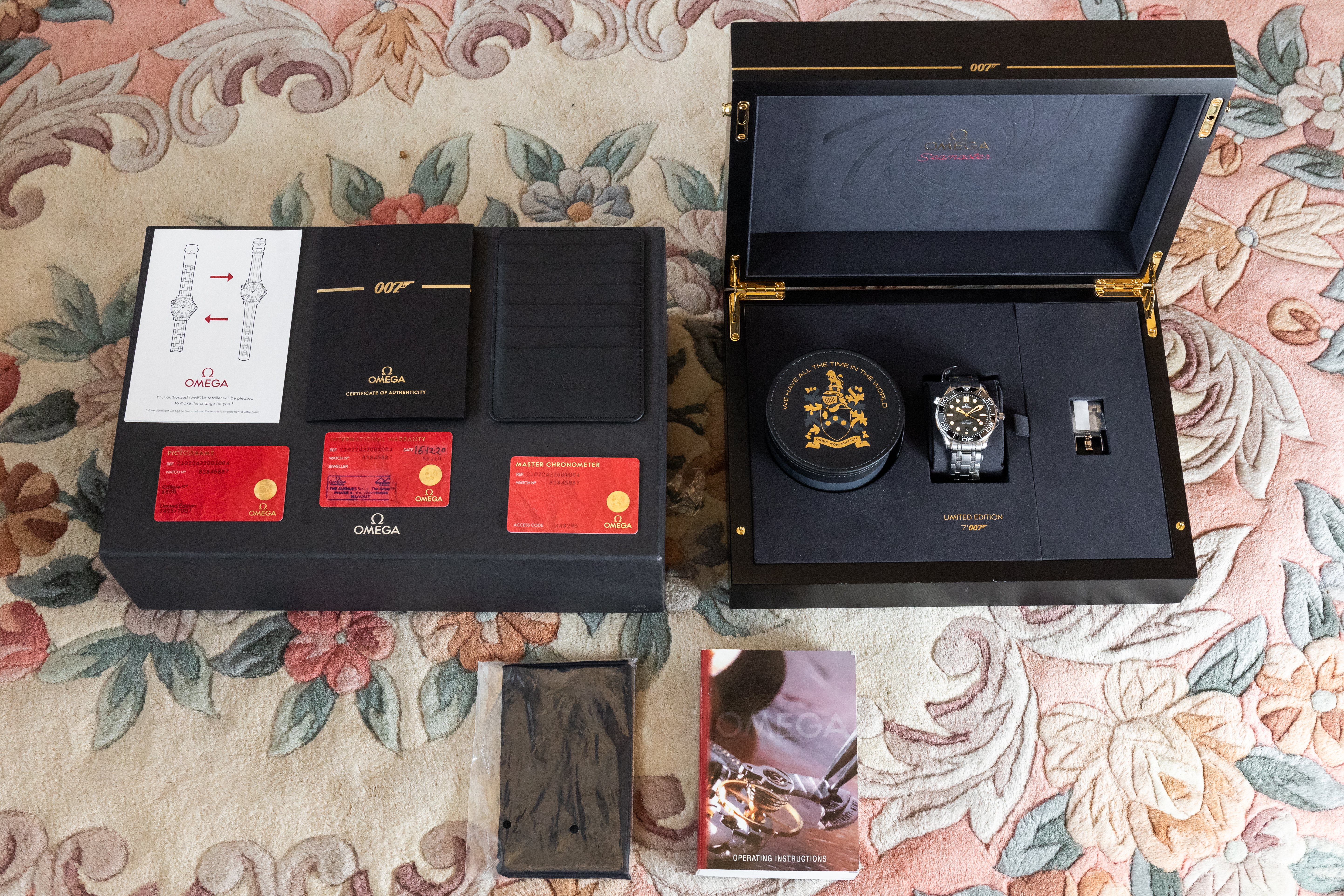 2020 OMEGA SEAMASTER 'JAMES BOND LIMITED EDITION'