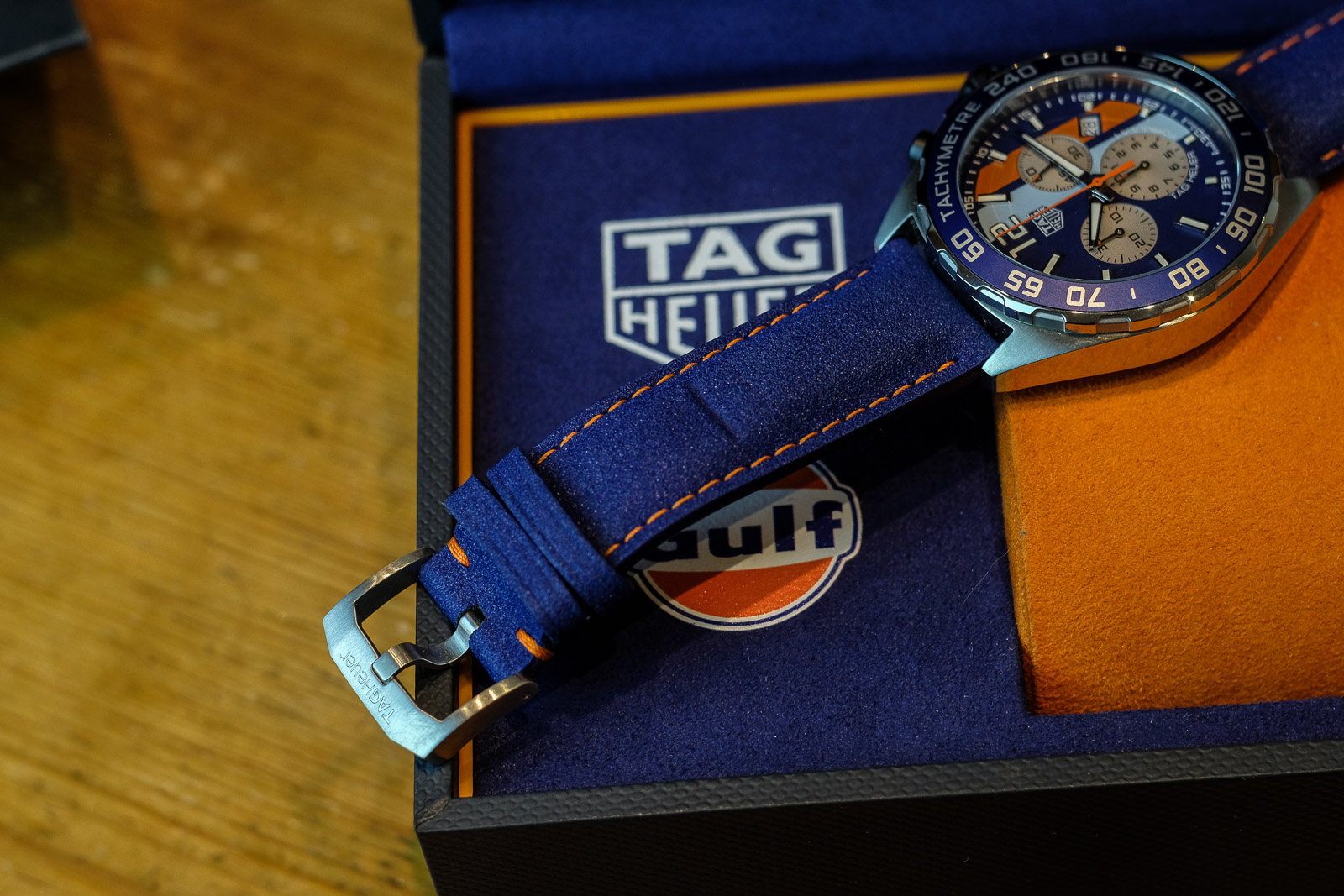 2019 TAG HEUER F1 GULF LIMITED EDITION for sale by auction in ...