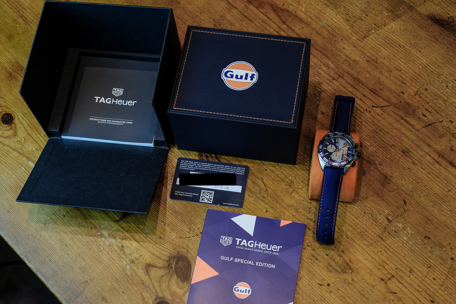 2019 TAG HEUER F1 GULF LIMITED EDITION for sale by auction in ...