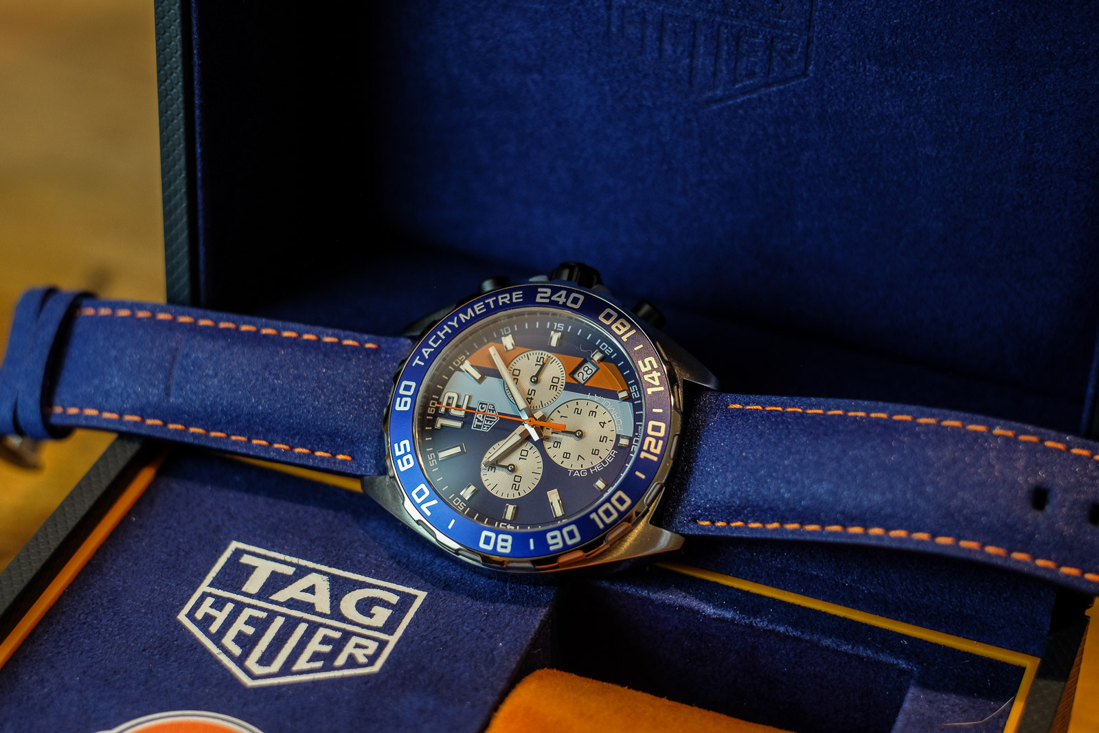 2019 TAG HEUER F1 GULF LIMITED EDITION for sale by auction in ...