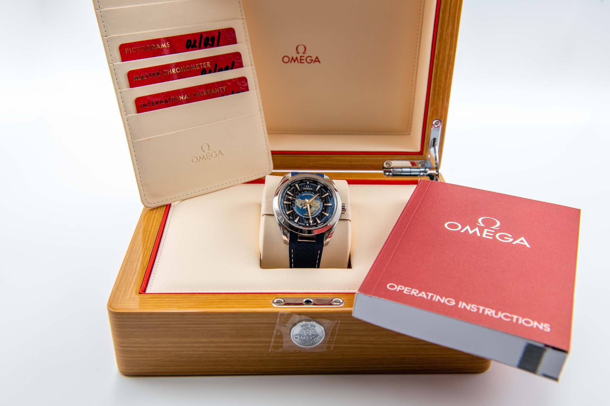 2021 OMEGA AQUA TERRA 150M WORLDTIMER for sale in Windsor, Berkshire ...