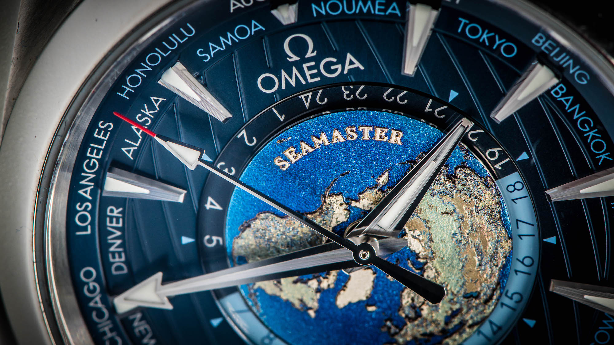 2021 OMEGA AQUA TERRA 150M WORLDTIMER for sale in Windsor, Berkshire ...