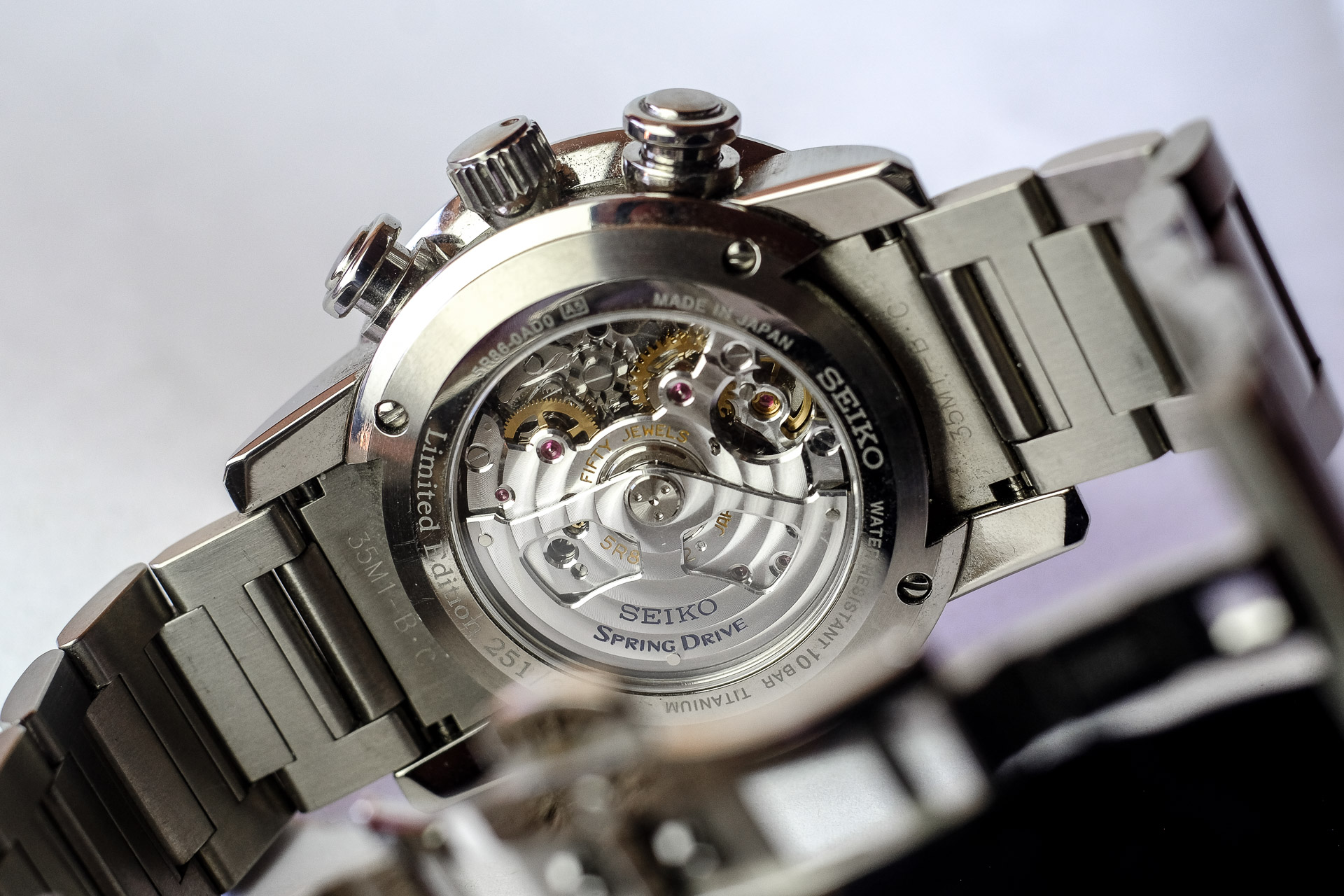 2020 SEIKO SPRING DRIVE CHRONOGRAPH LIMITED EDITION