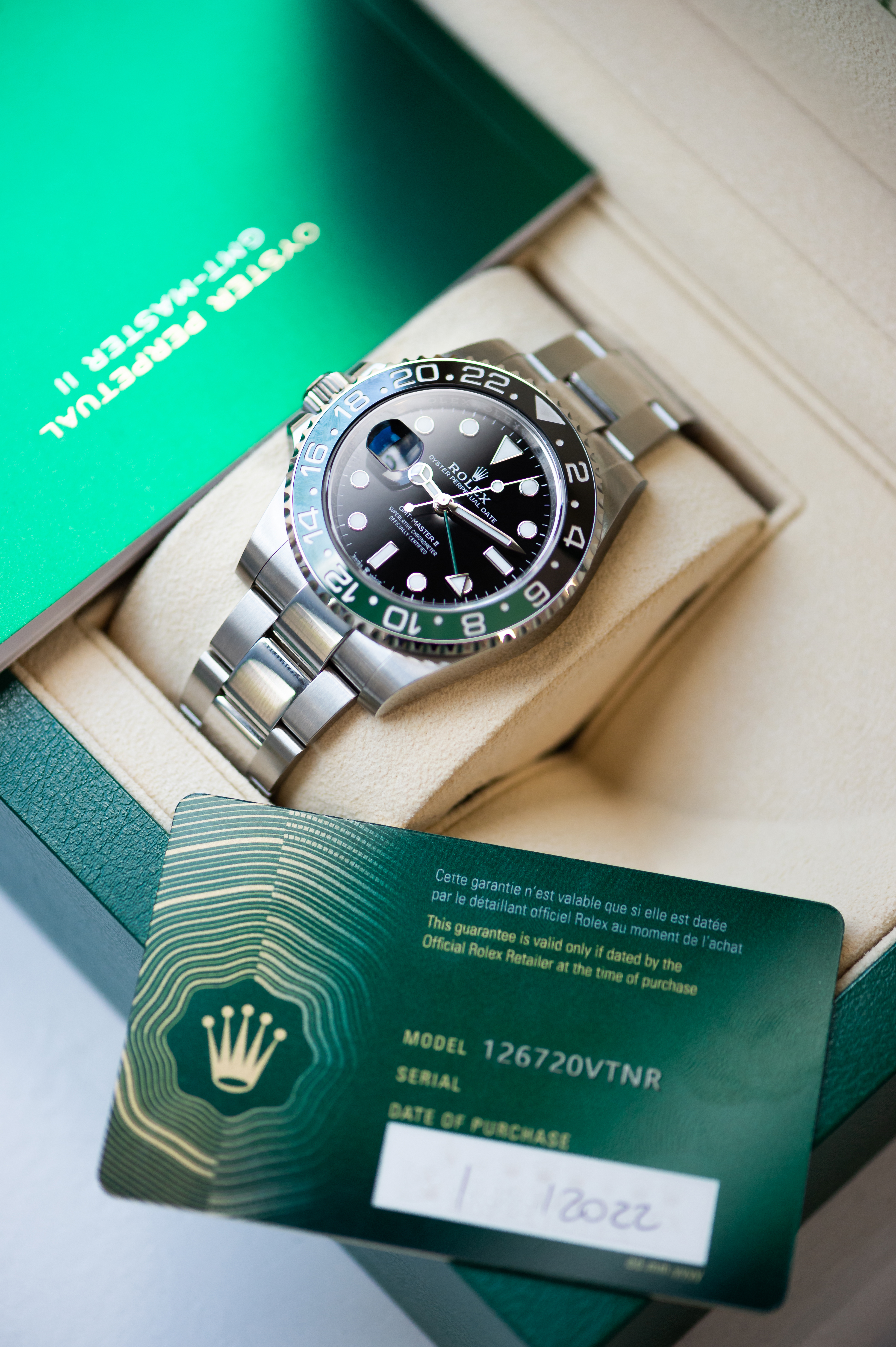 2022 ROLEX GMT-MASTER II 'SPRITE' for sale in London, United Kingdom