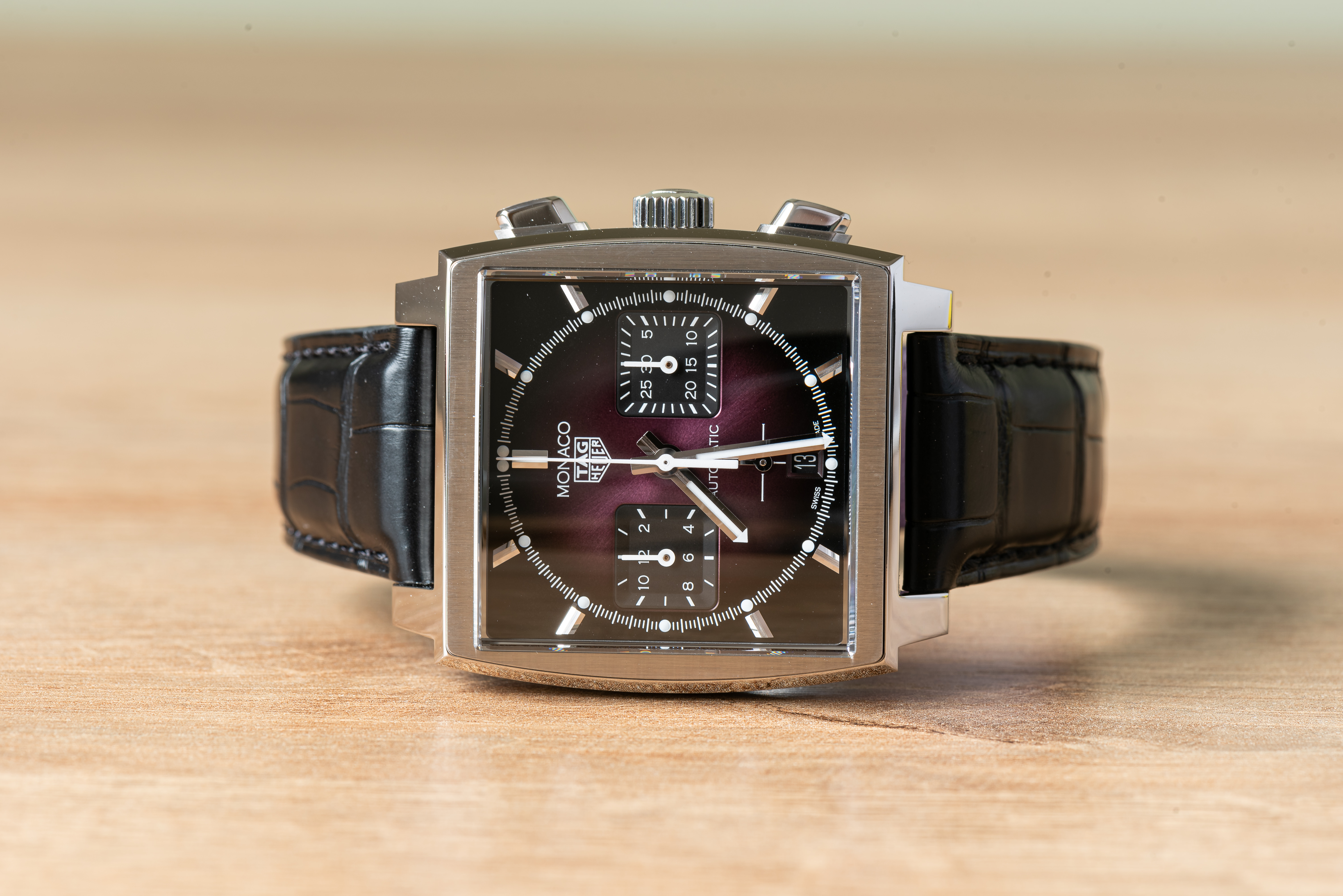 2022 TAG HEUER MONACO PURPLE DIAL LIMITED EDITION