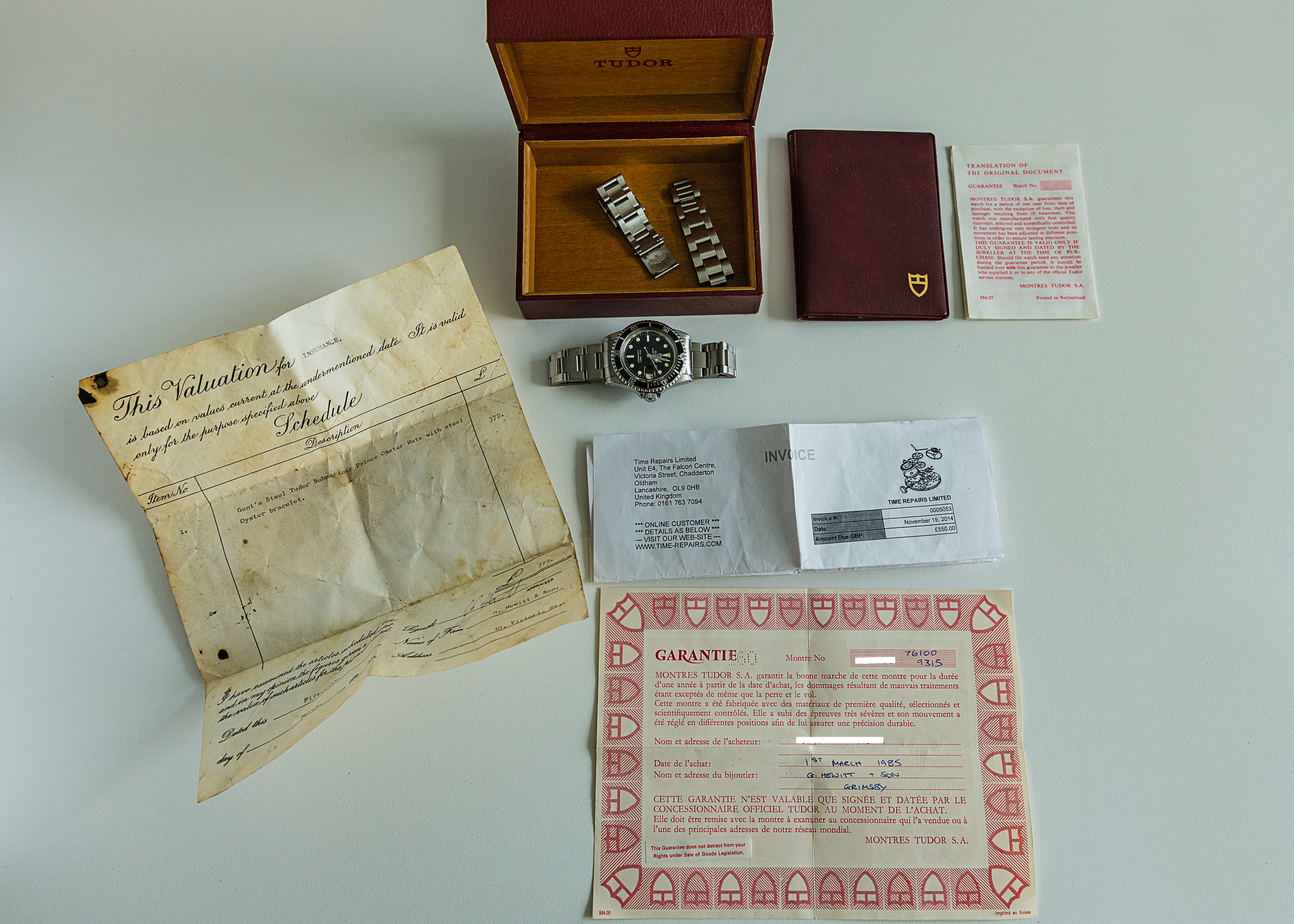 1985 TUDOR SUBMARINER for sale by auction in London, United Kingdom