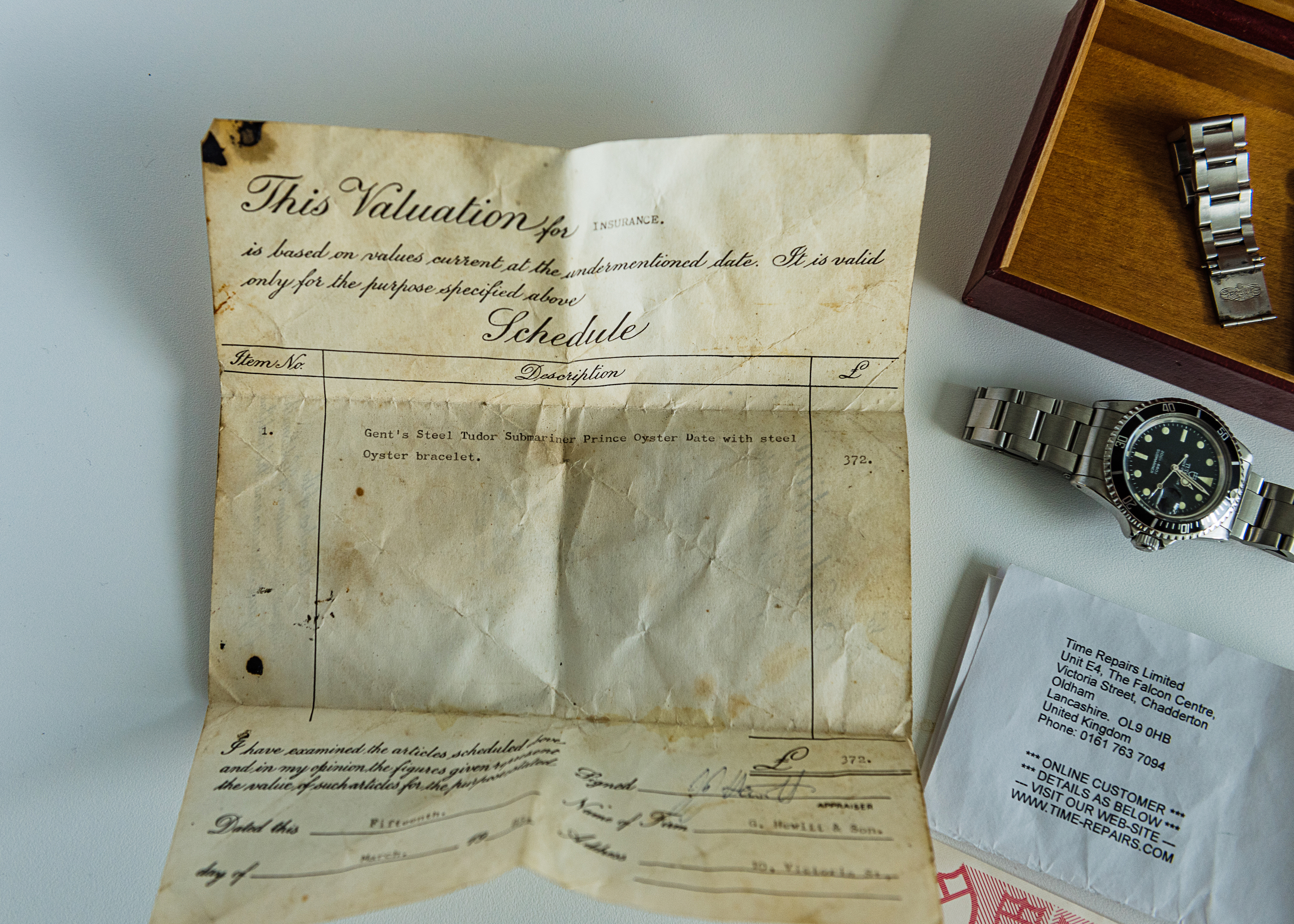 1985 TUDOR SUBMARINER for sale by auction in London, United Kingdom