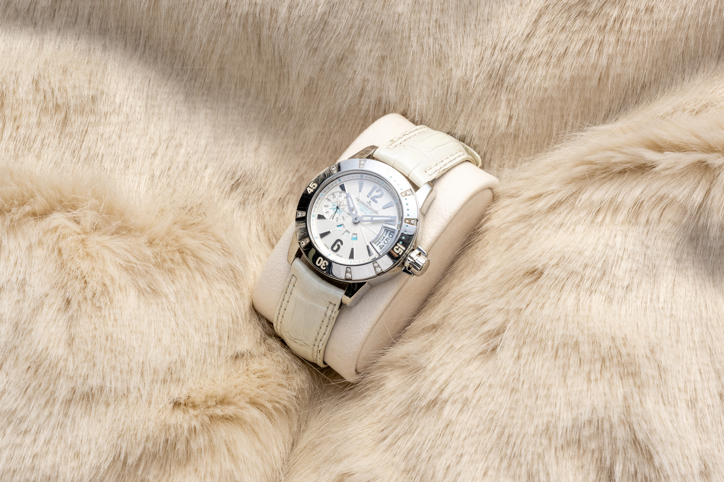 2000'S JAEGER LE-COULTRE MASTER COMPRESSOR GMT DIAMOND LADIES for sale ...