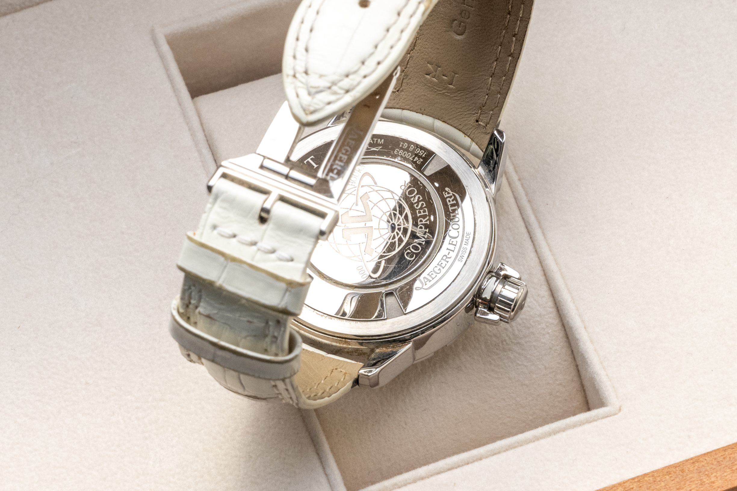 2000'S JAEGER LE-COULTRE MASTER COMPRESSOR GMT DIAMOND LADIES for sale ...