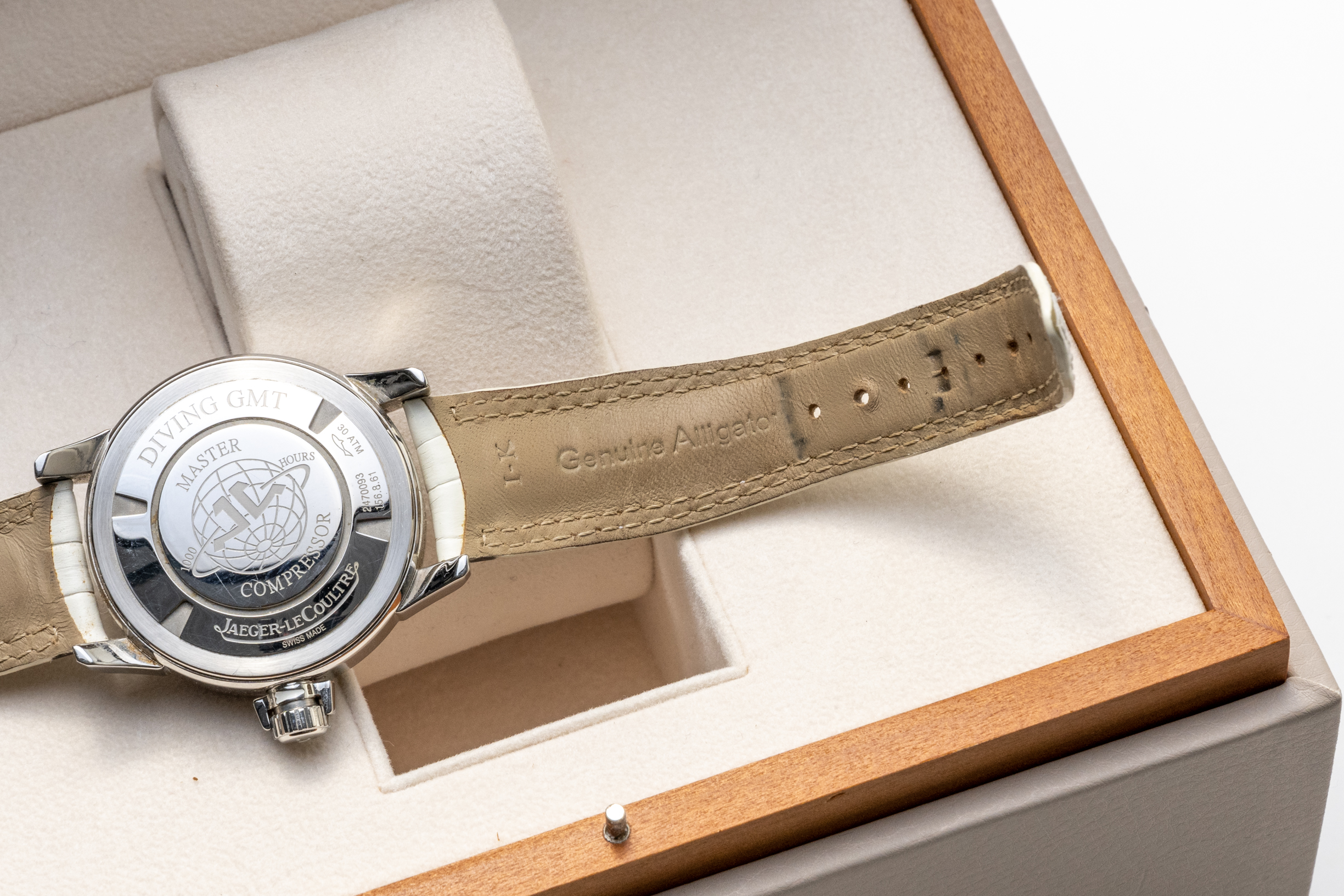 2000'S JAEGER LE-COULTRE MASTER COMPRESSOR GMT DIAMOND LADIES for sale ...