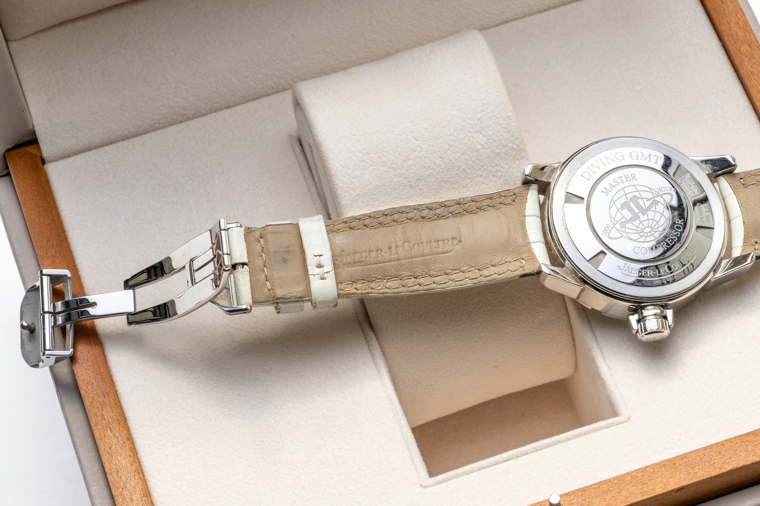 2000'S JAEGER LE-COULTRE MASTER COMPRESSOR GMT DIAMOND LADIES for sale ...