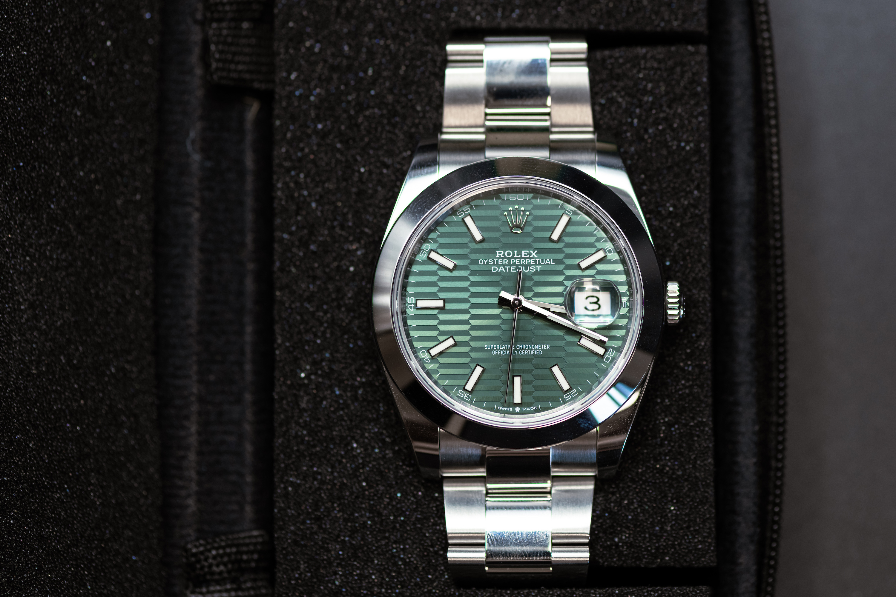 2022 ROLEX DATEJUST 41 'MINT GREEN'