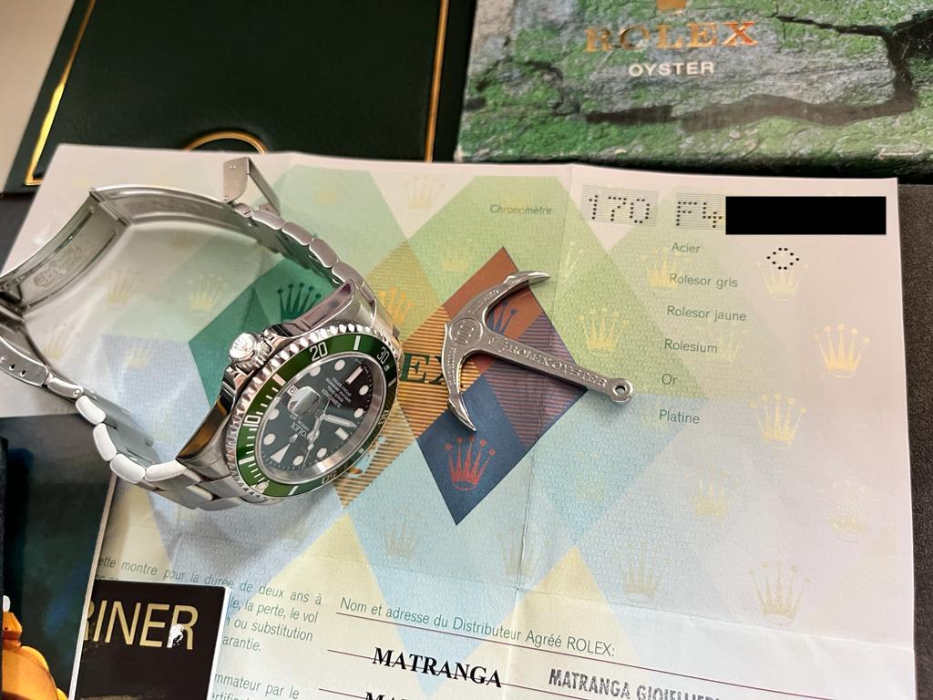 2005 ROLEX SUBMARINER 'KERMIT FLAT 4' for sale by auction in Budapest ...