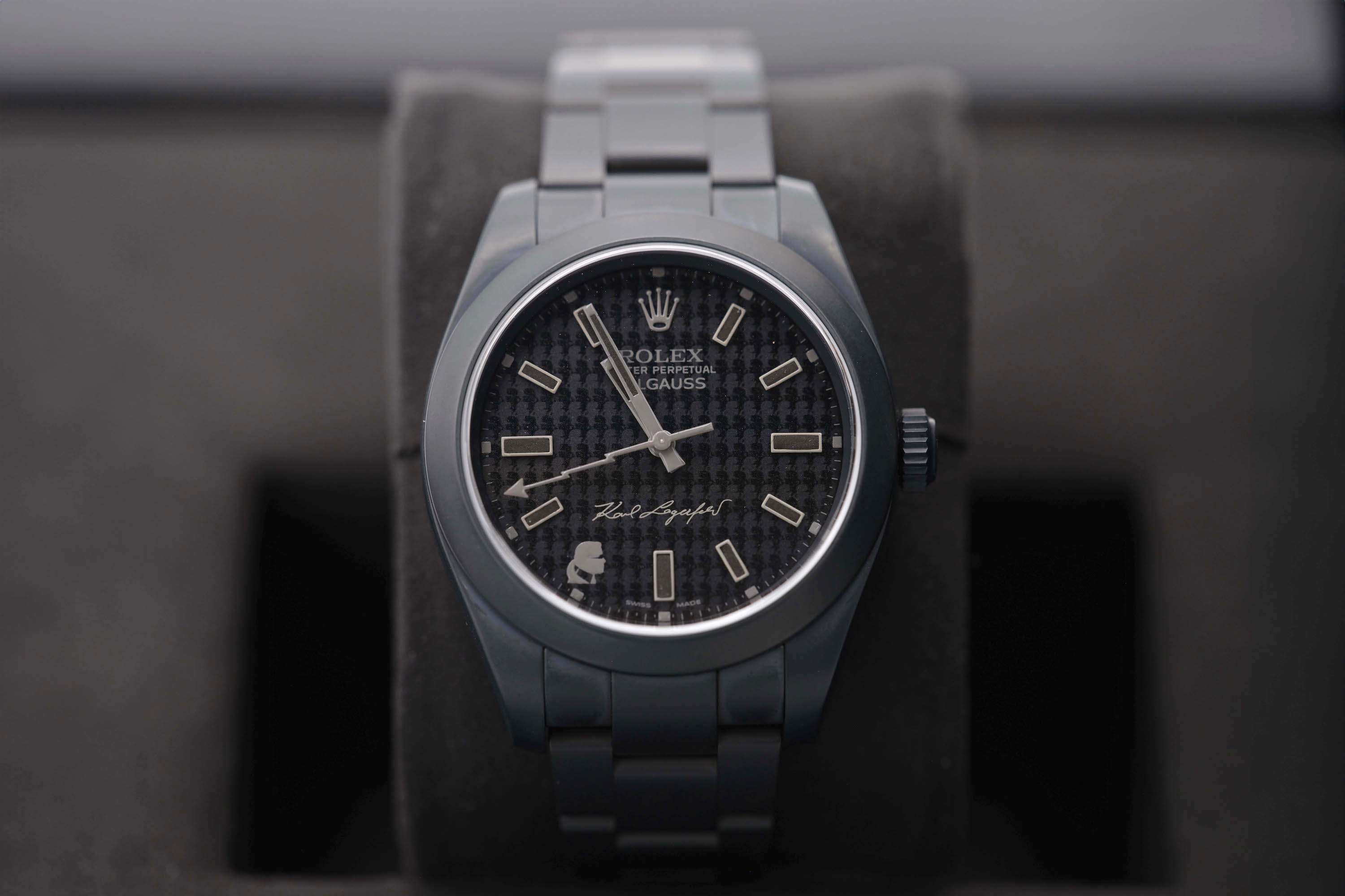 2017 Rolex Milgauss 'Karl Lagerfeld' x Bamford for sale by auction in ...