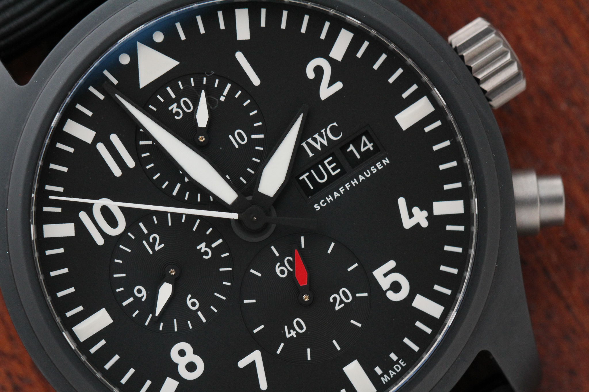 2021 IWC Pilot's Watch Chronograph Top Gun for sale in Hong Kong, Hong Kong