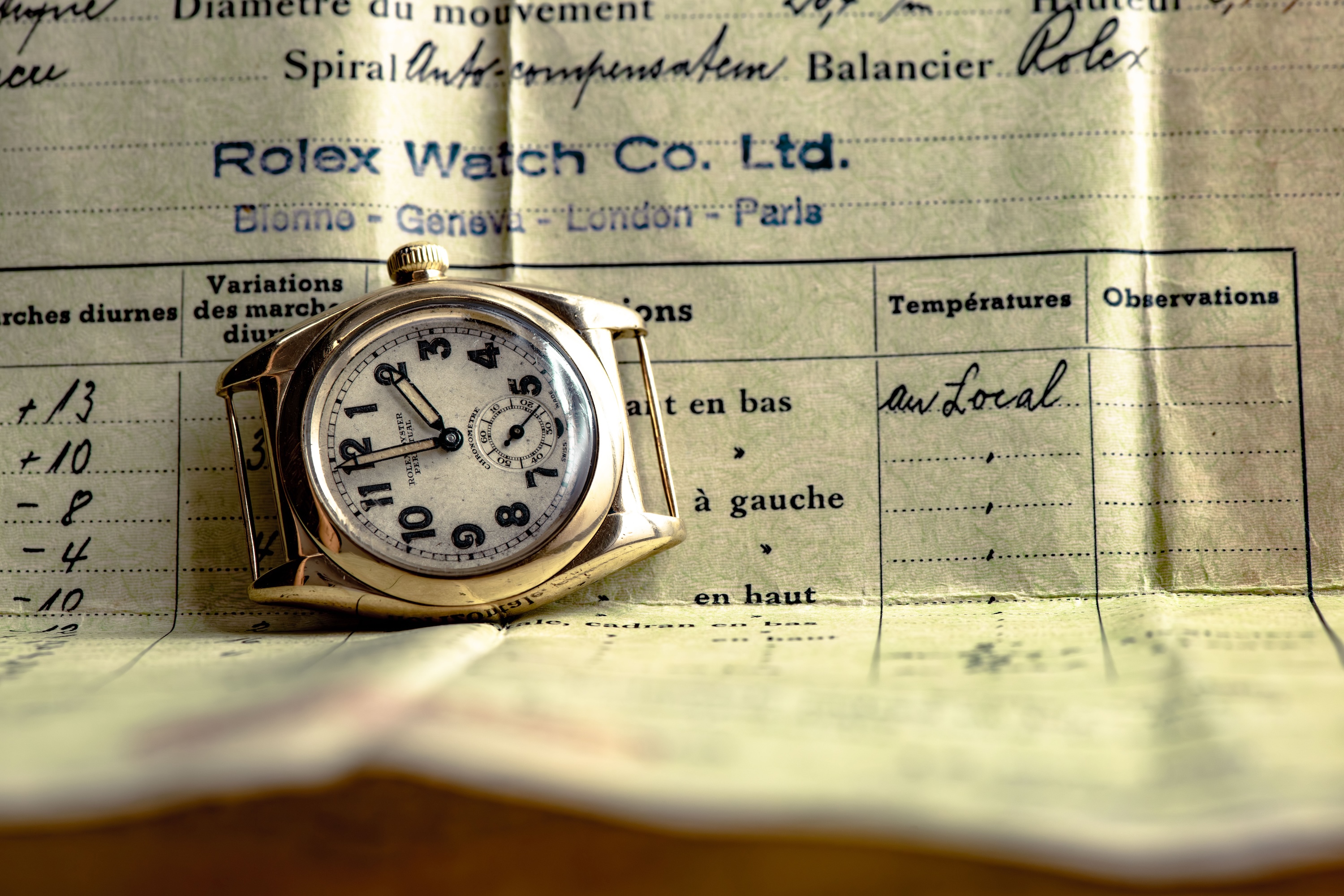 1938 Rolex Oyster Perpetual 'Bubbleback' for sale by auction in Oxford ...