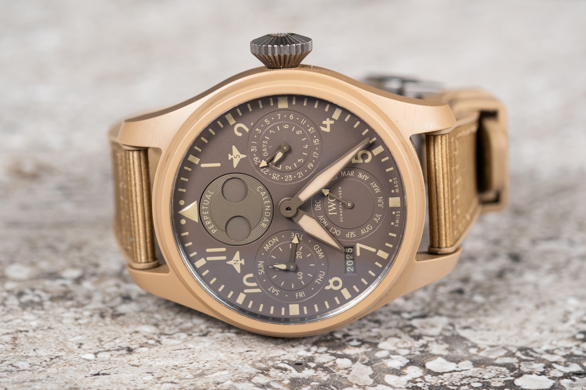 2024 IWC Big Pilot’s Watch Perpetual Calendar TOP GUN Edition 'Mojave ...